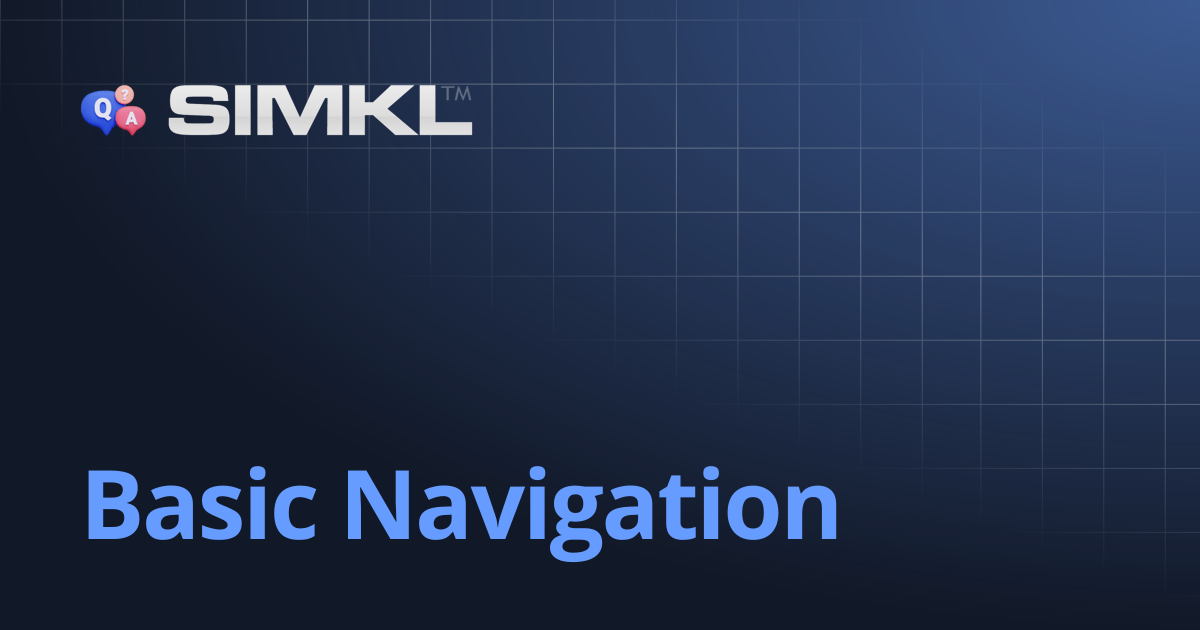Basic Navigation | How to use Simkl